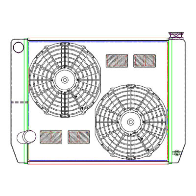 Griffin UniversalFit ComboUnit Radiator Part Number: CU-59222-X for