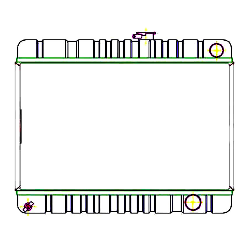 Griffin ExactFit Radiator Details for - PartNumber: 6-00156