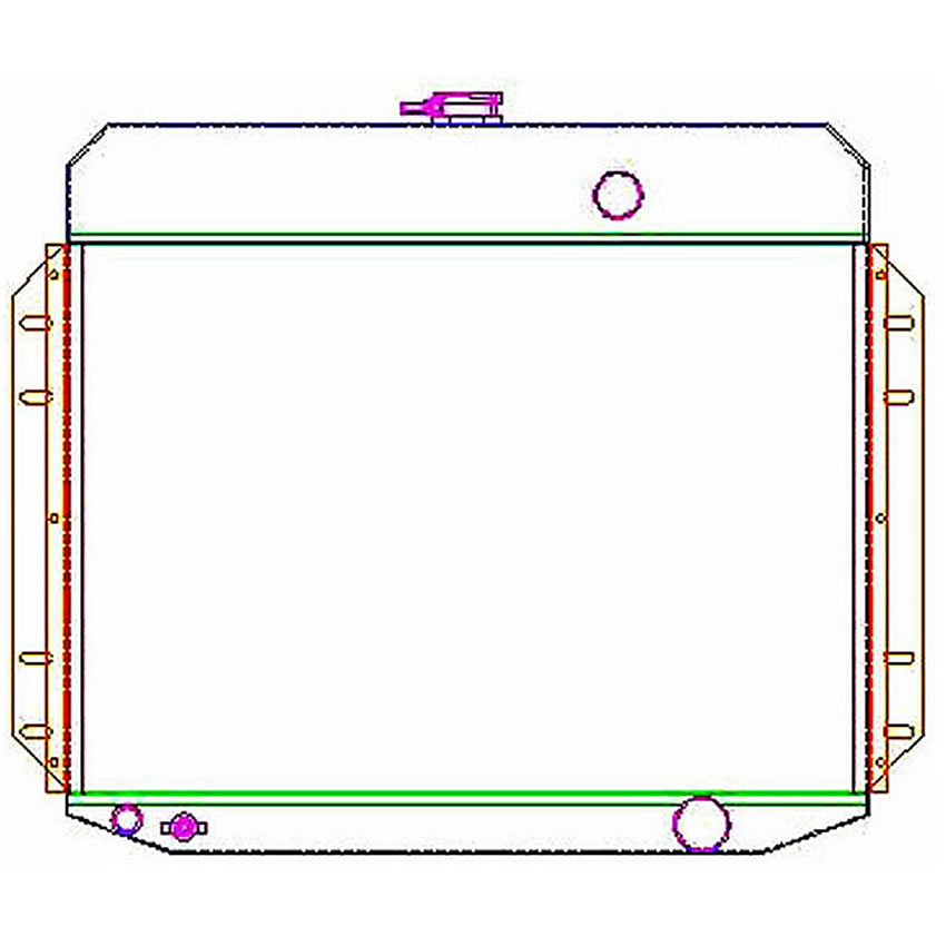 Griffin ExactFit Radiator: 7-00140