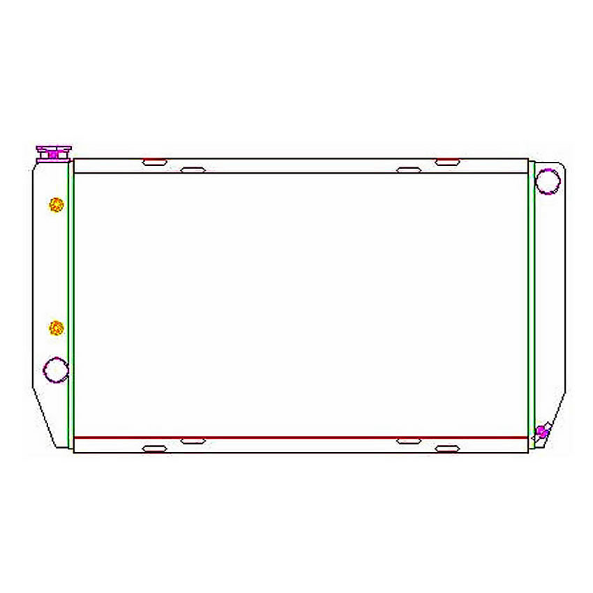 Griffin ExactFit Radiator Details for - PartNumber: 7-70130