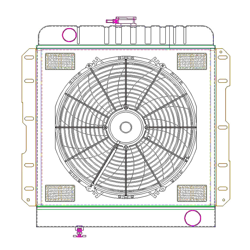 Griffin ExactFit ComboUnit Radiator Details for - PartNumber: CU-00328