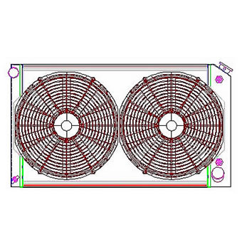 Griffin PerformanceFit ComboUnit Radiator Details for - PartNumber: CU ...